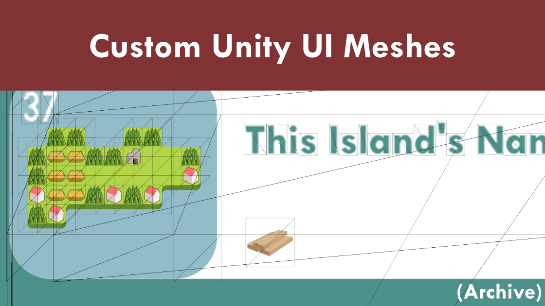 Custom UI Meshes in Unity | Hallgrim Games Blog